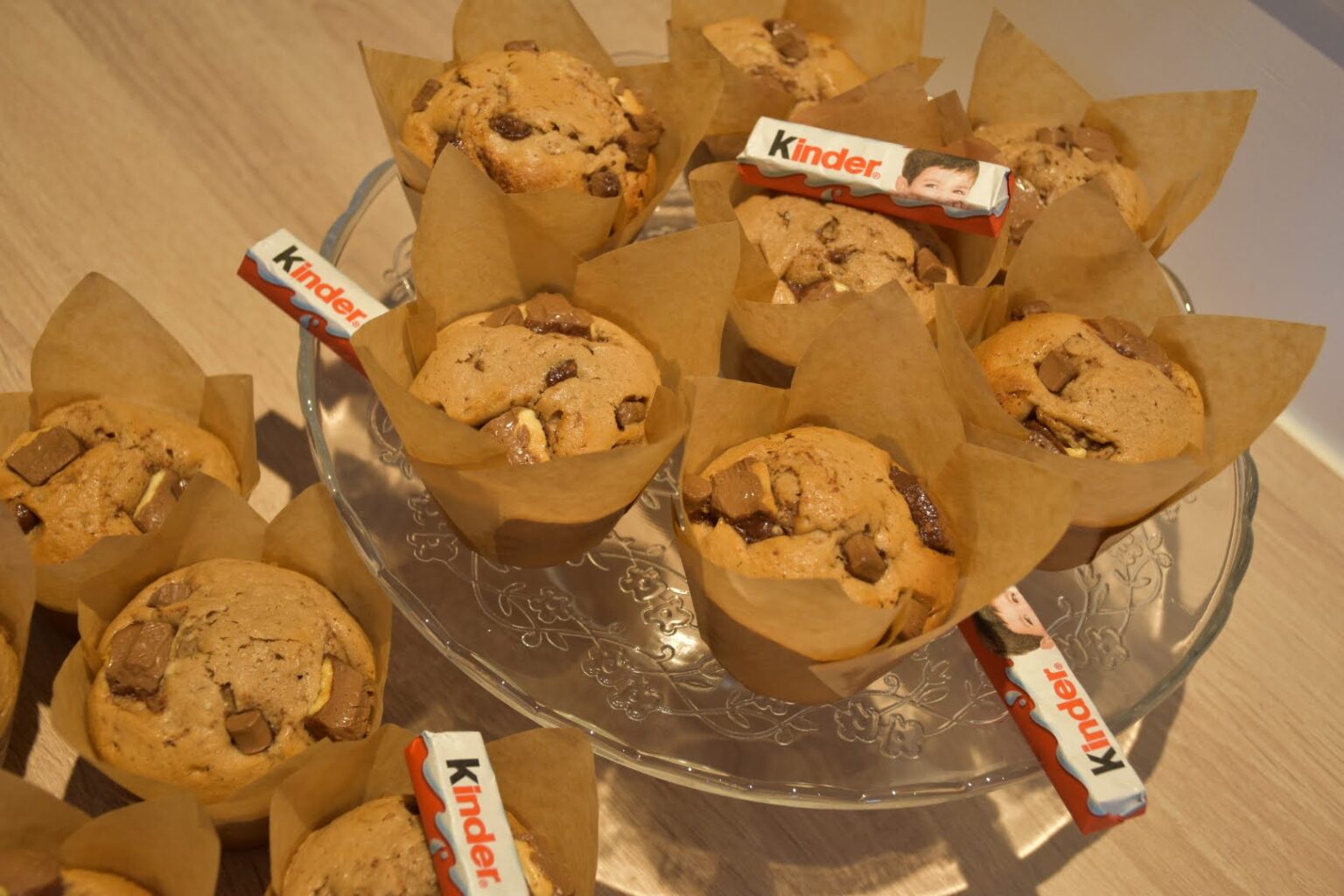 Kinder Chocolade Muffins - Back to Baking