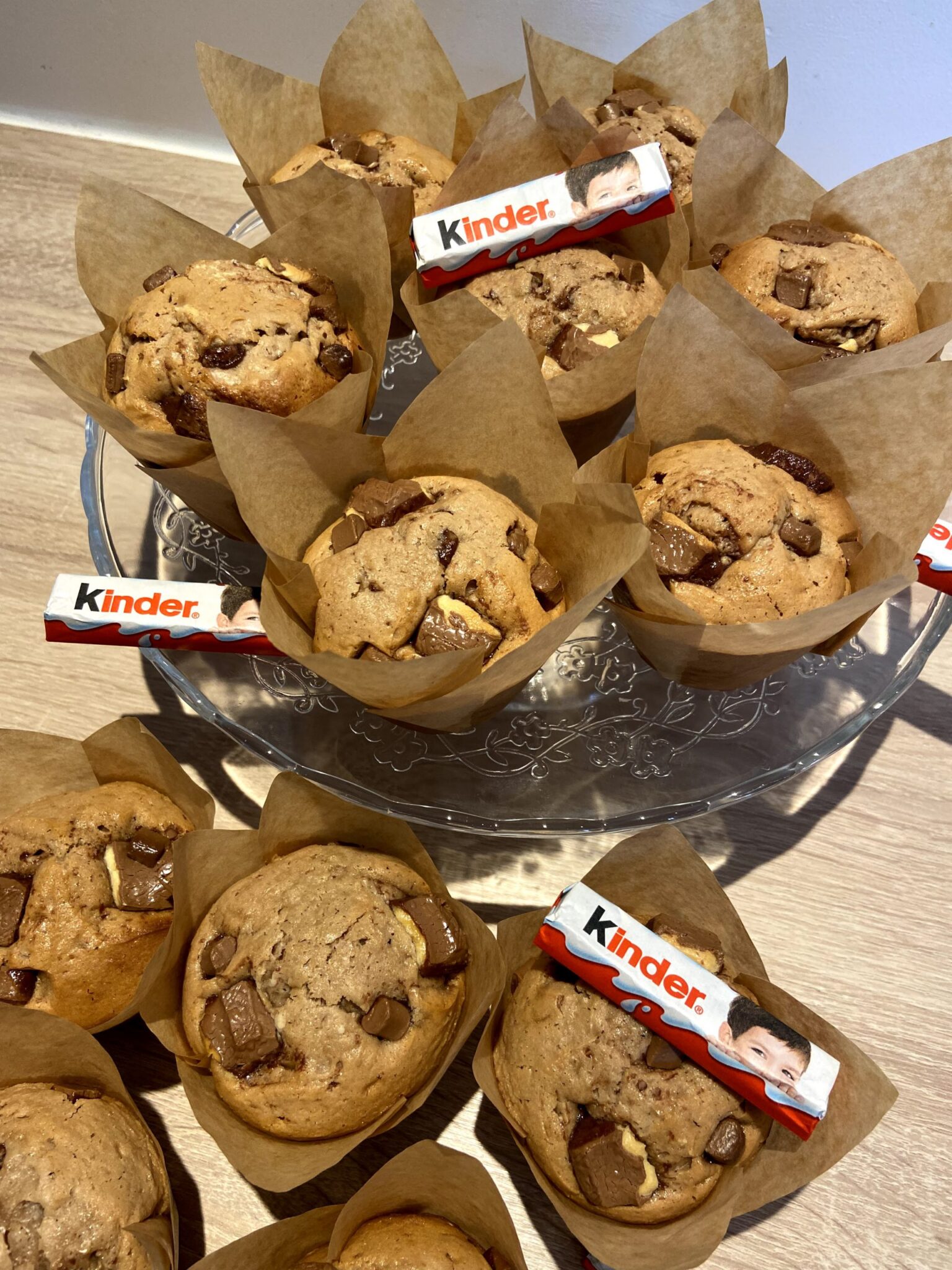 Kinder Chocolade Muffins - Back to Baking